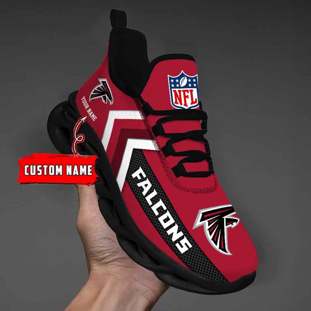 Atlanta Falcons Custom Name Max Soul Shoes V08 On Sale - Vascara