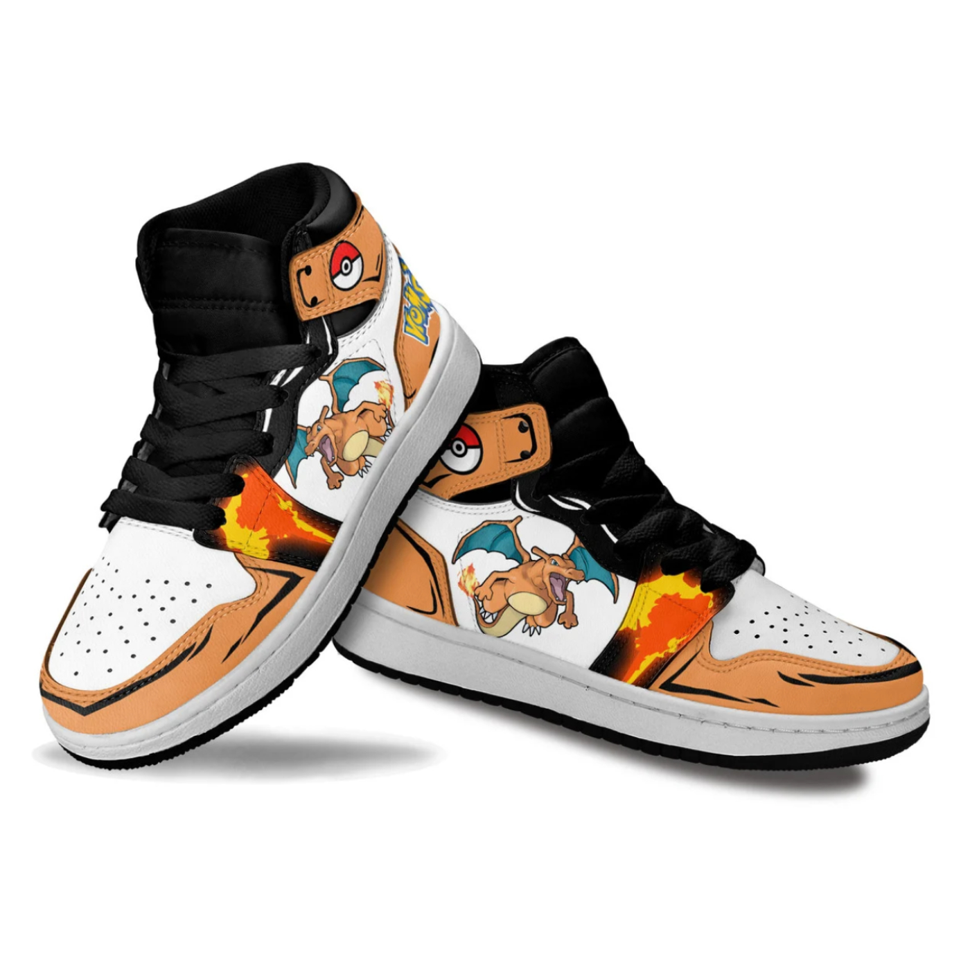 Charizard Sneakers Anime Custom Pokemon Shoes For Kids V04 On Sale ...