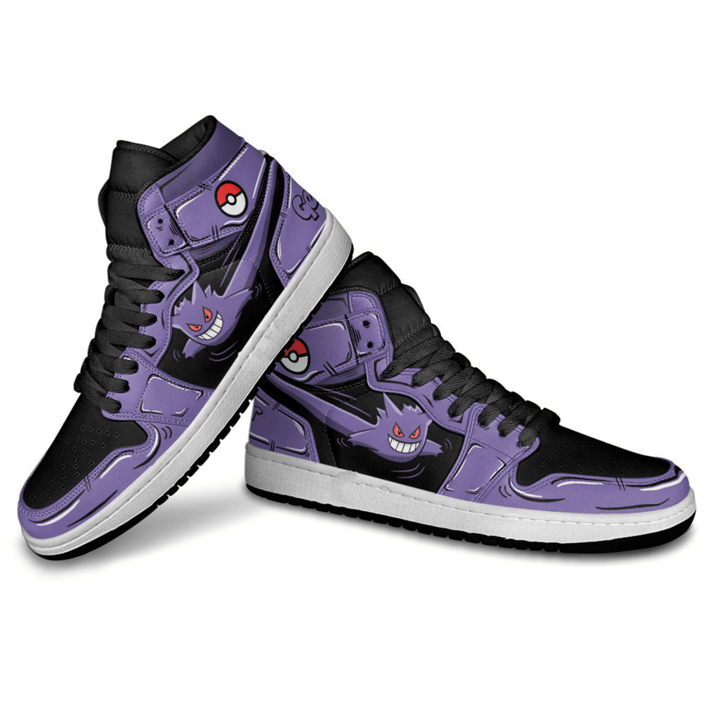 Gengar Shoes Custom Air Jordan 1 Pokemon Shoes V52 On Sale - Vascara