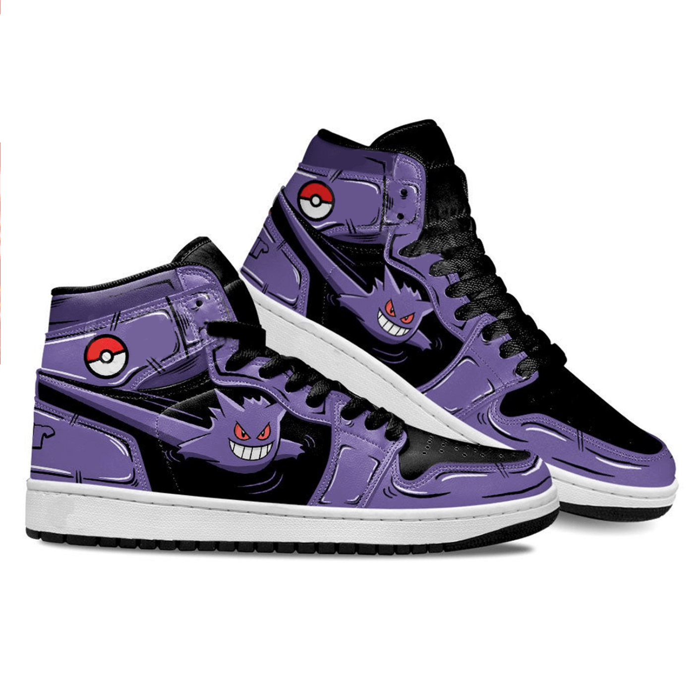 Gengar Shoes Custom Air Jordan 1 Pokemon Shoes V52 On Sale - Vascara