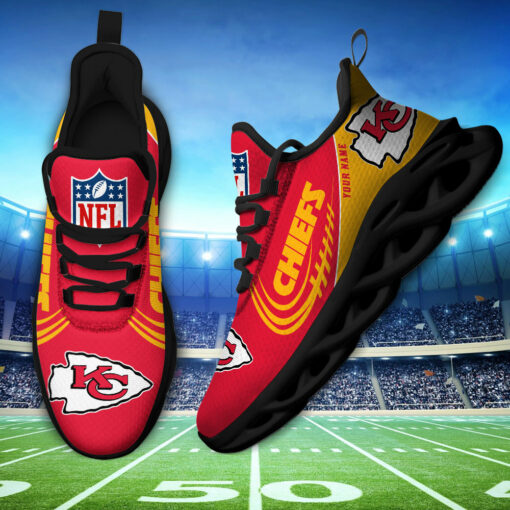 Kansas City Chiefs Shoes Custom Max Soul Luxury V06 On Sale - Vascara