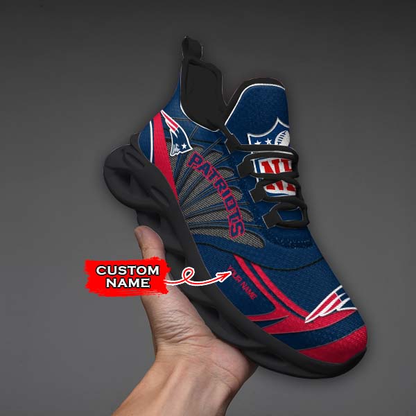 New England Patriots Custom Name Max Soul Shoes V09 On Sale - Vascara