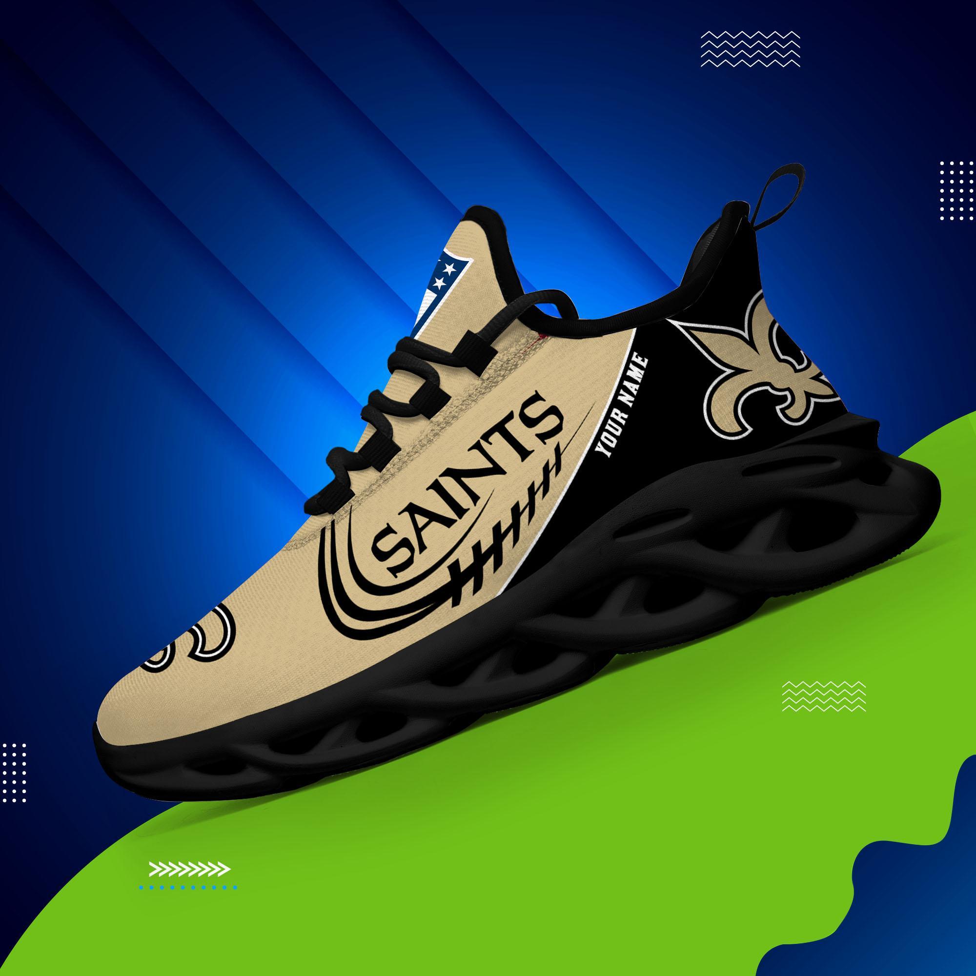New Orleans Saints Shoes Max Soul Luxury Sneakers V06 On Sale - Vascara
