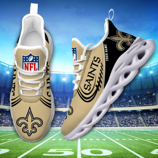 New Orleans Saints Shoes Max Soul Luxury Sneakers V06 On Sale - Vascara