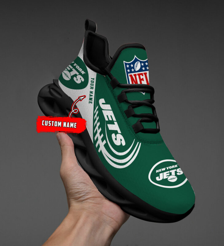 New York Jets Shoes Custom Max Soul Shoes V06 On Sale - Vascara