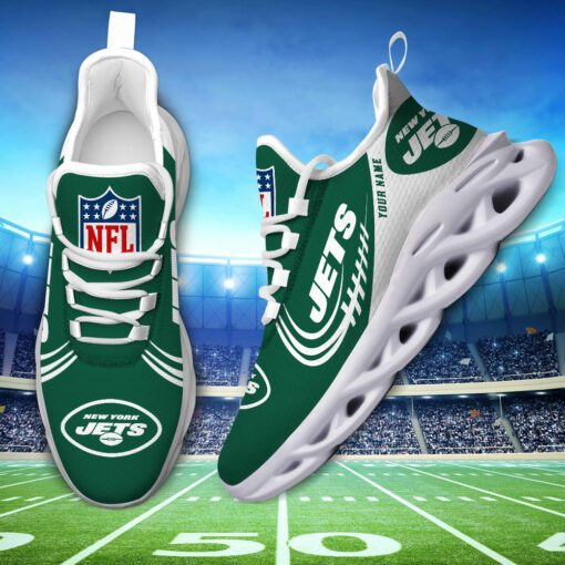 New York Jets Shoes Custom Max Soul Shoes V06 On Sale - Vascara