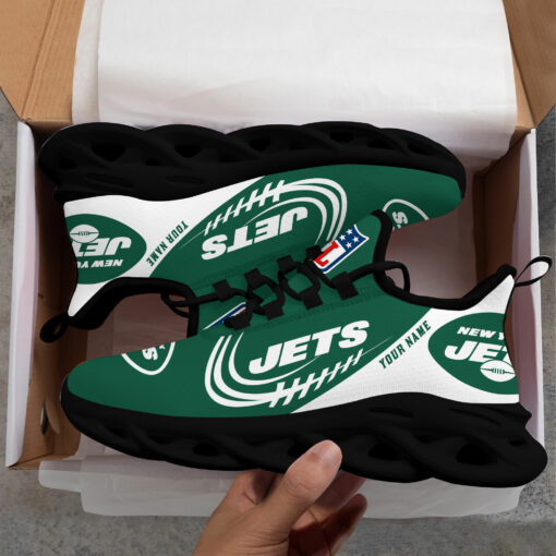 New York Jets Shoes Custom Max Soul Shoes V06 On Sale - Vascara