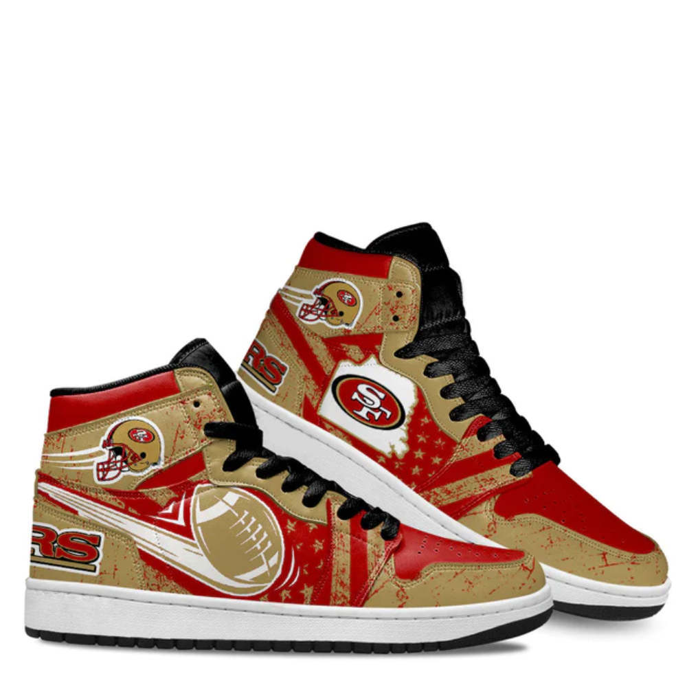 San Francisco 49ers Shoes Custom Air V11 On Sale - Vascara