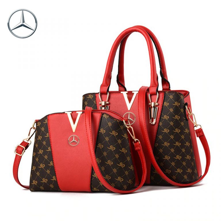 Mercedes Benz Luxury Leather Women Tote Bag Set - Vascara