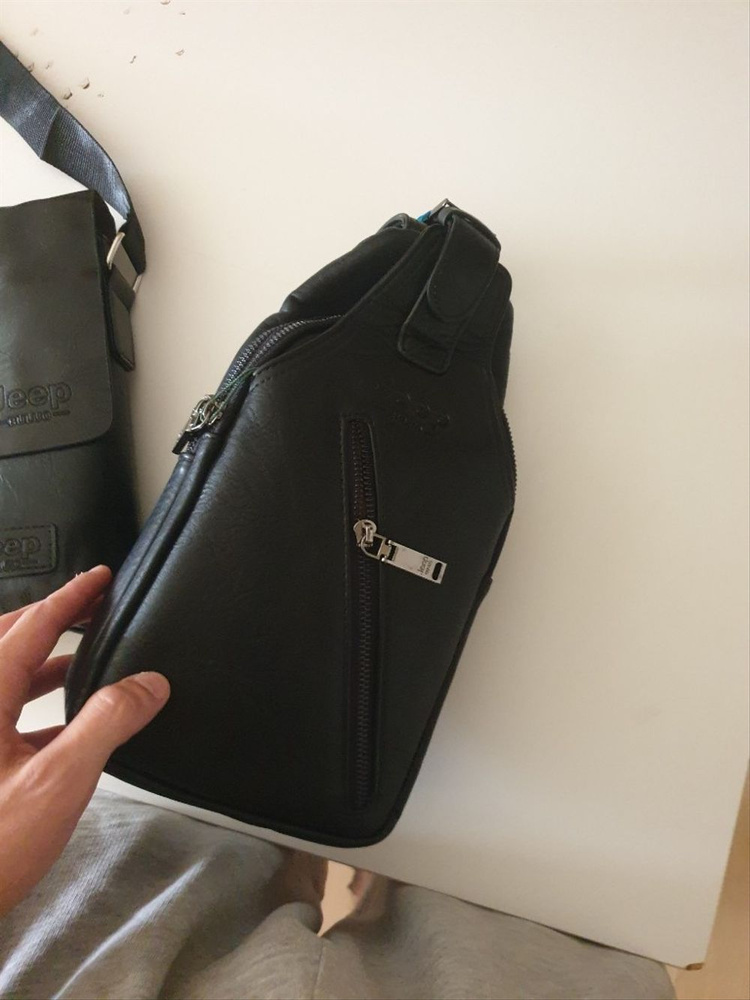 Jeep Bags Jeep Leather Sling Bag Crossbody For Men - Vascara