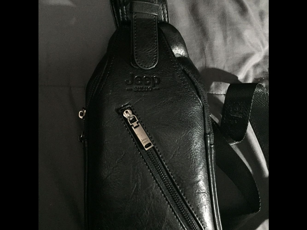 Jeep Bags Jeep Leather Sling Bag Crossbody For Men - Vascara