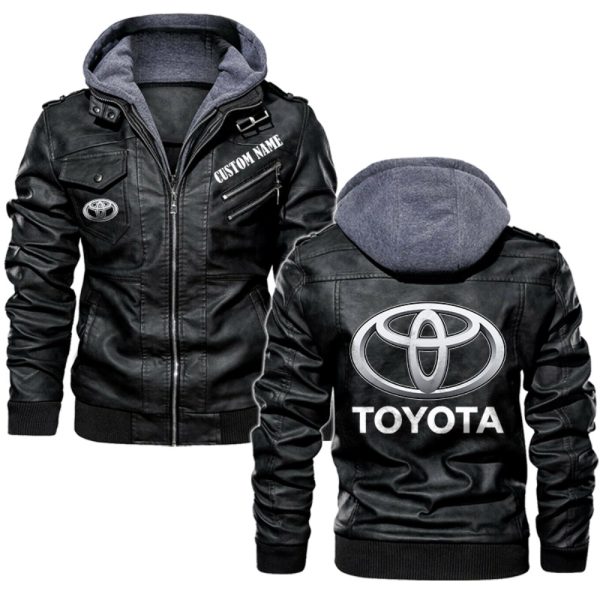 Toyota Jackets Toyota Personalized Racing Leather Jackets V45 - Vascara