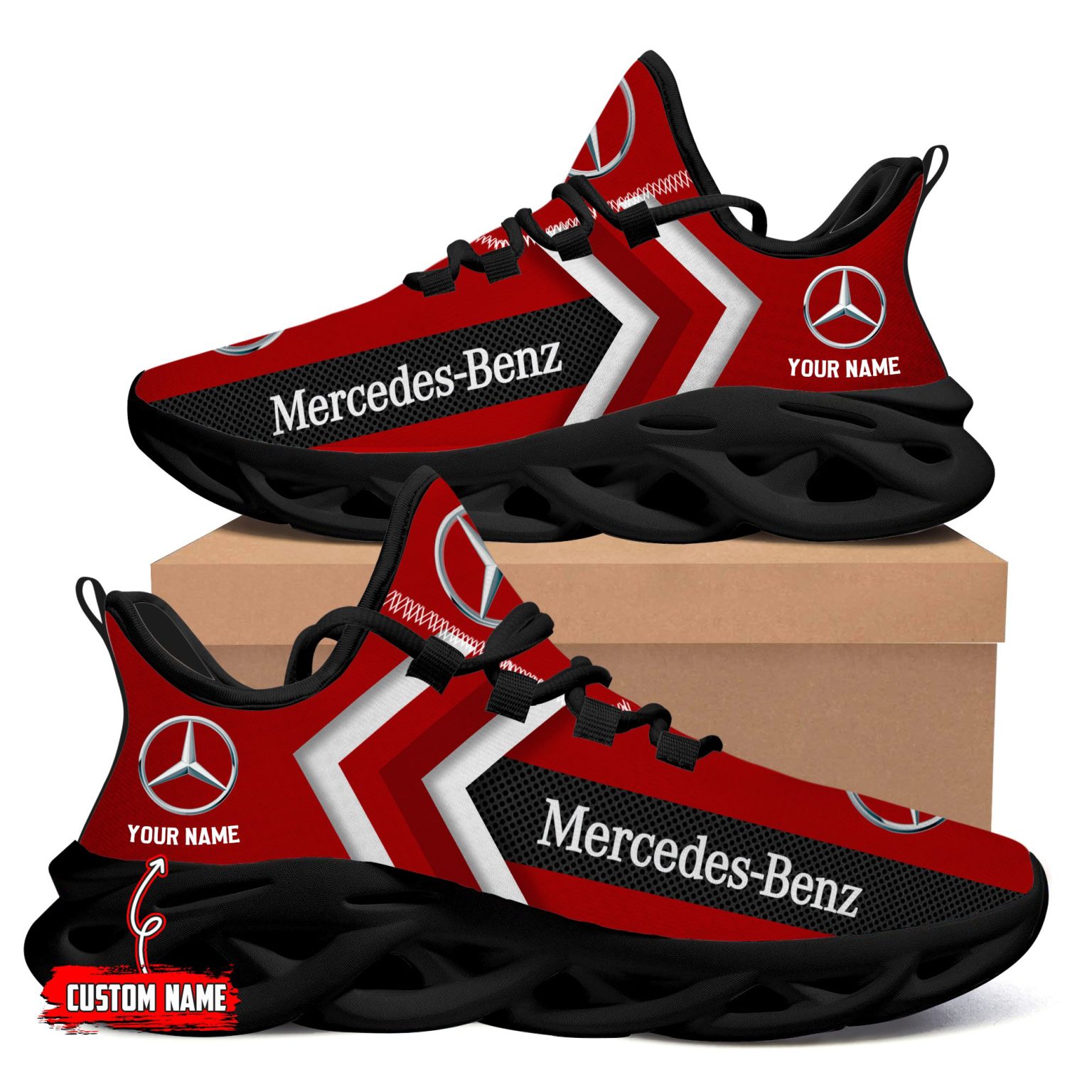 Mercedes Benz Shoes Mercedes Benz Custom Chunky Shoes - Vascara