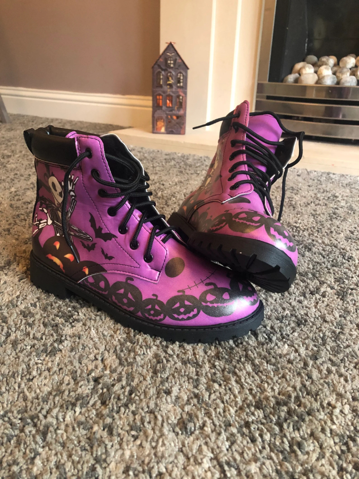 Jack Skellington Boots Skull Boots For Women and Men V17 - Vascara