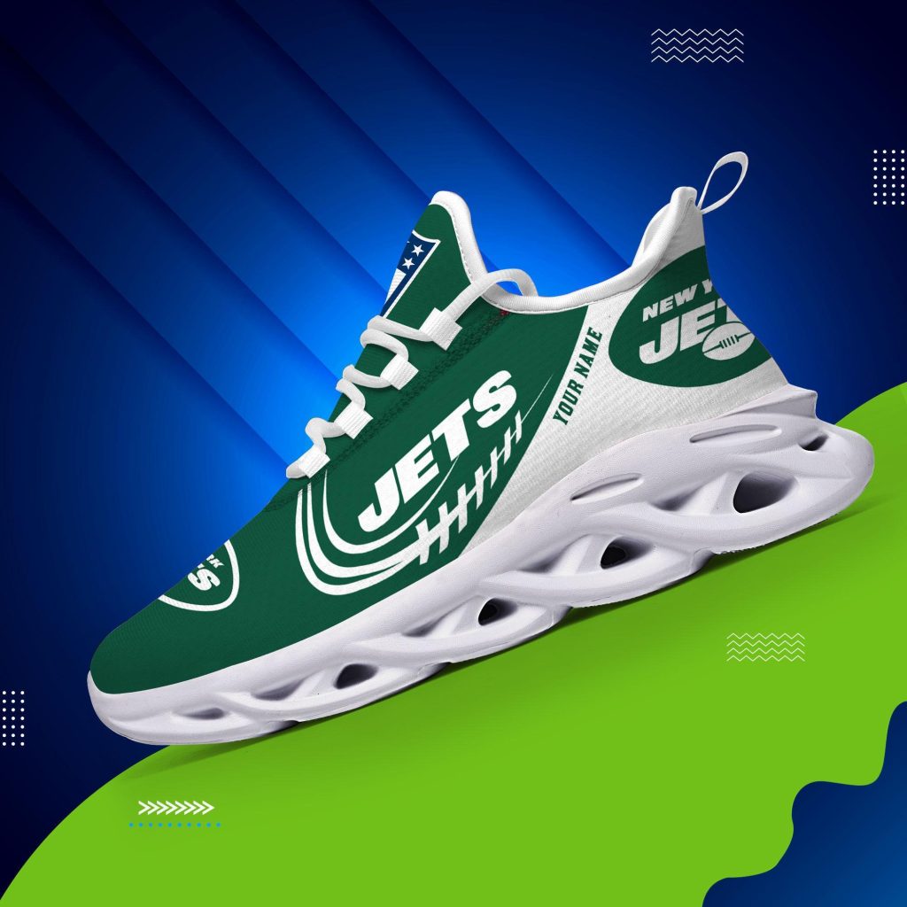 New York Jets Shoes Custom Max Soul Shoes V06 On Sale - Vascara